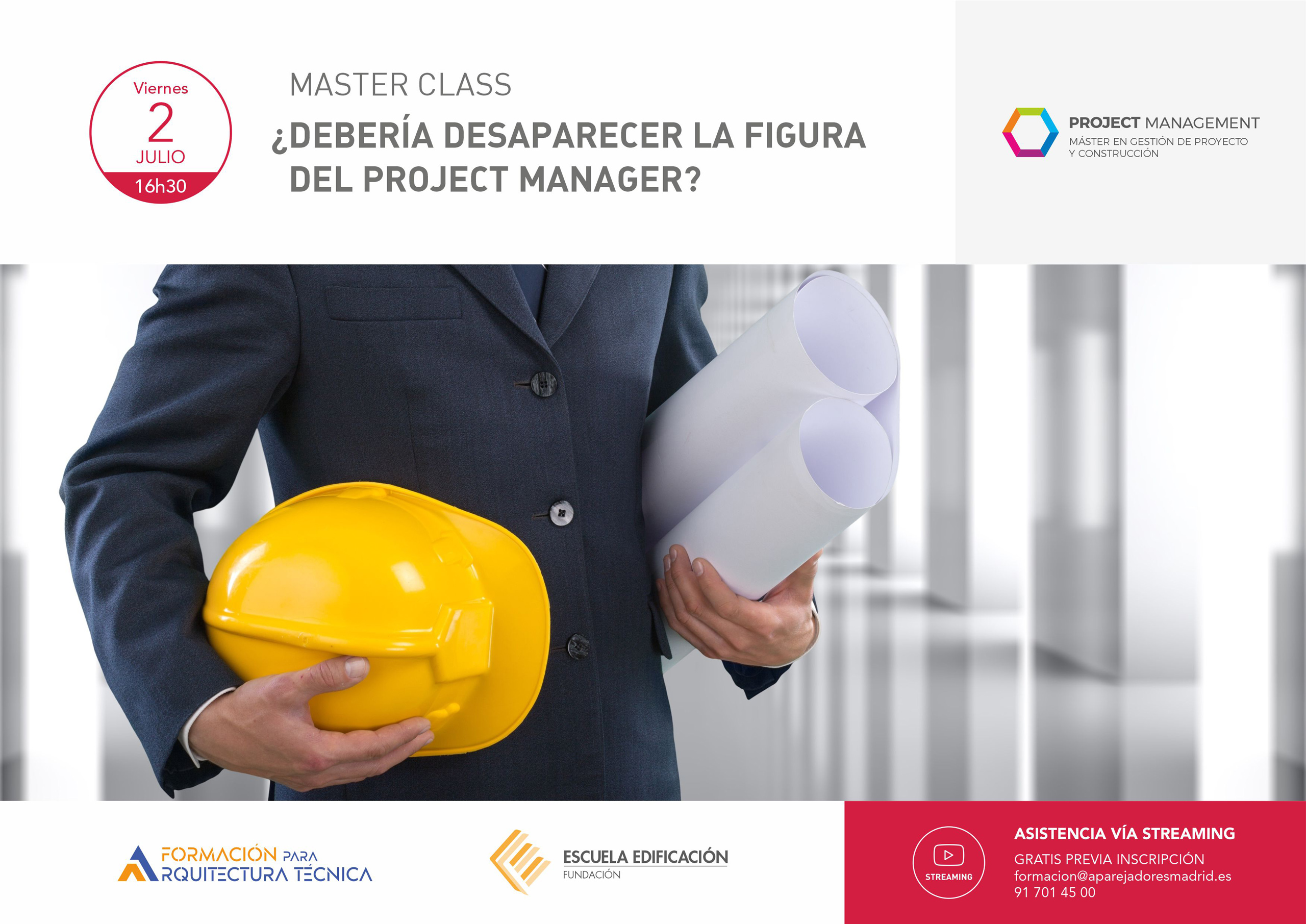 MASTER CLASS. ¿DEBERÍA DESAPARECER LA FIGURA DEL PROJECT MANAGER? | COAATGR