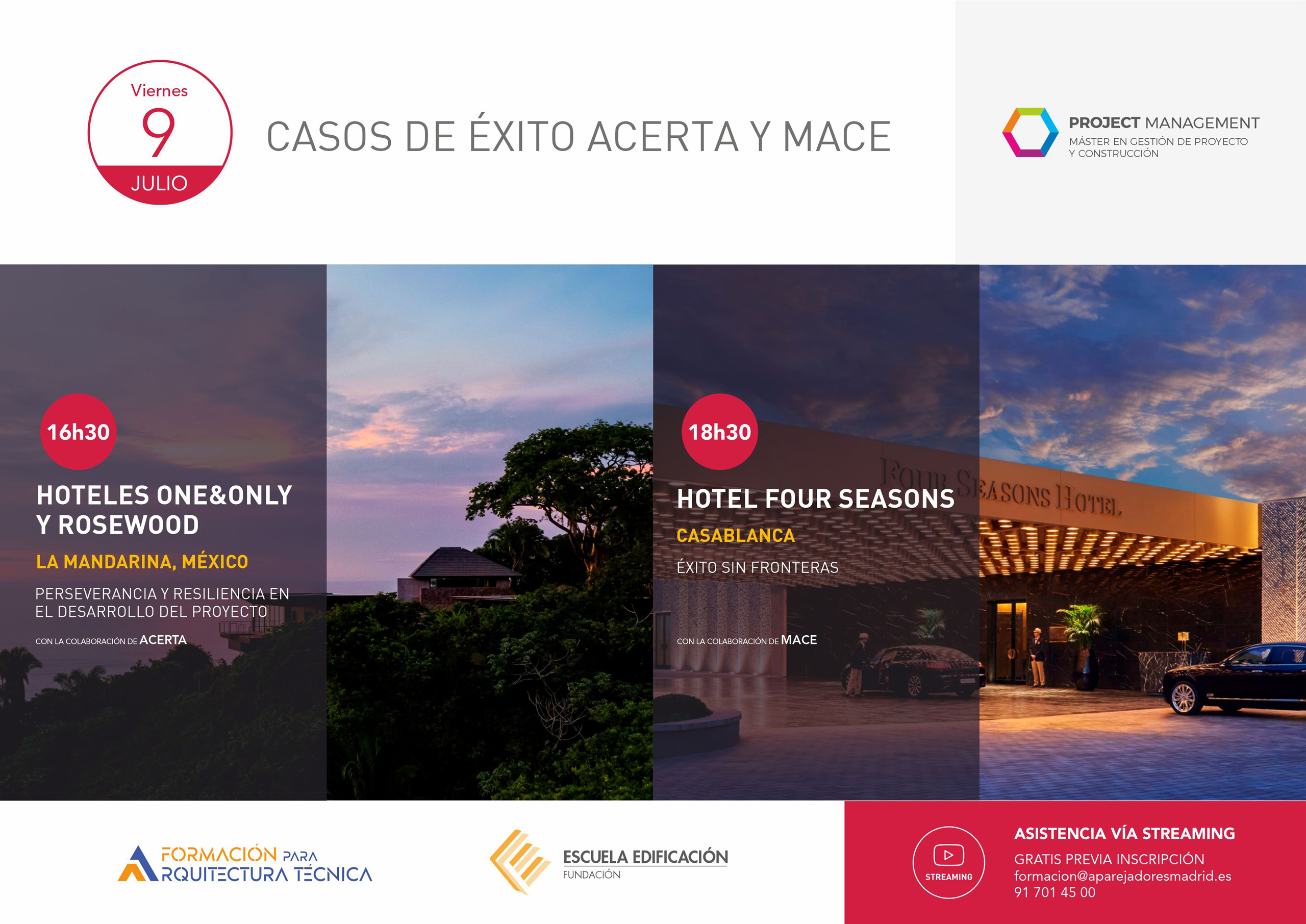 CASOS DE ÉXITO. Project Management. ACERTA Y MACE. | COAATGR